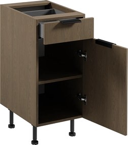 SORENTO b | dolní skříňka D40S1 s dvířky a zásuvkou | 40 cm | PRAVÁ | baltic