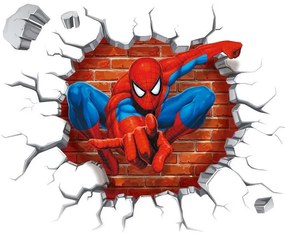 Živá Zeď Samolepka na zeď Spiderman ze zdi