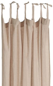 Bavlněný závěs Light Pink 140x220 cm, růžová barva, béžová barva, textil
