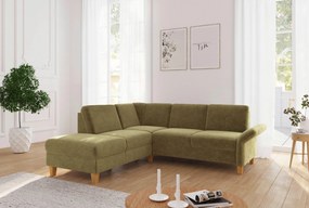 XXXLutz ROHOVÁ SEDAČKA, textil, olivově zelená Sit & More - Sedací soupravy - 000144016196