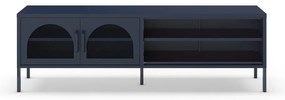 Tmavě modrý TV stolek 160x50 cm Diora – Marckeric