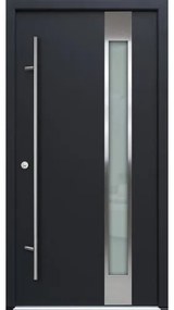 ALU-DOOR - Ocelové/hliníkové domovní dveře AC68 - Motiv AC04 105019