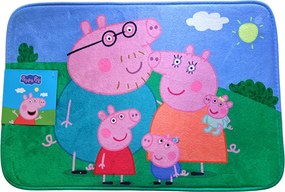 Dětská koupelnová předložka Prasátko Peppa Peppa Pig Rodinka 40 × 60 cm