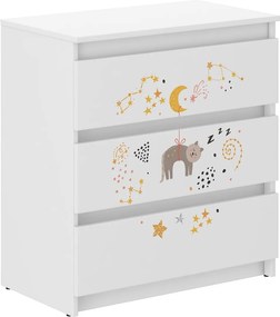 Wooden Toys Dětská komoda R-3 KOTEK