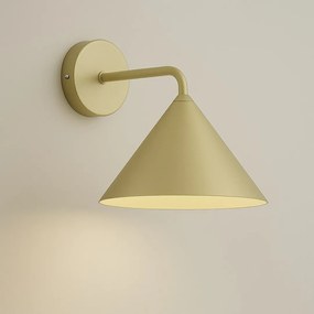 Nástěnné svítidlo Capital, 1x zlaté kovové stínítko, (fi 21cm), g