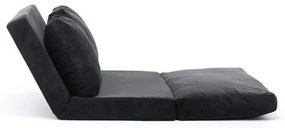 Černá rozkládací pohovka 120 cm Taida – Balcab Home