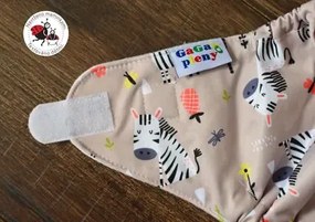 GaGa's Látková plena AIO Zebra na suchý zip