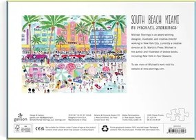 GALISON Puzzle South Beach Miami / 1000 dílků / 68,6 × 50,8 cm
