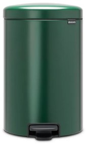 Brabantia Pedálový odpadkový koš newIcon - 20 L, tmavě zelená
