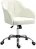 HOMCOM Kancelářská židle Homeoffice, ergonomická kancelářská židle s houpací funkcí, vzhled teddy sametu 56 x 61 x 86 cm šedá