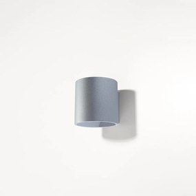 Sollux Lighting Nástěnné svítidlo ORBIS 1 šedé