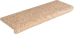 Schodové rohože 30 ks 65 x 21 x 4 cm zlaté obdélníkové okraje 3365834