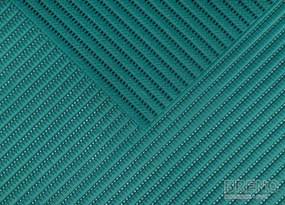 Breno Koupelnová pěnová předložka SOFTY-TEX 79850 zelená, šíře 65 cm, Zelená