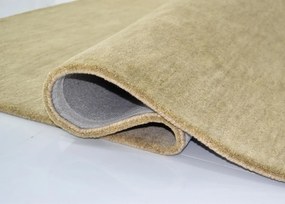Ručně všívaný kusový koberec Asra wool taupe ROZMĚR: 120x170