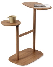 Odkládací stolek SWIVO menší světlý ořech