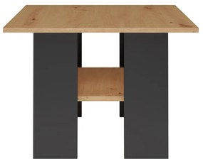 Konferenční stolek SOFIE 60x60 dub artisan/černá