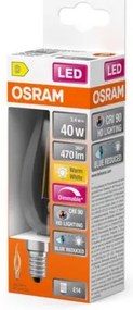 LED žárovka E14 OSRAM Filament 3,4 (40W) teplá bílá (2700K) stmívatelná svíčka plamínek