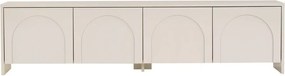 Krémový TV stolek 180x45x32 cm Aurelia – Kalune Design