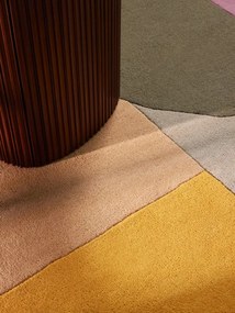 Koberec Ted Baker Westminster Curzon krémový / vícebarevný kruh