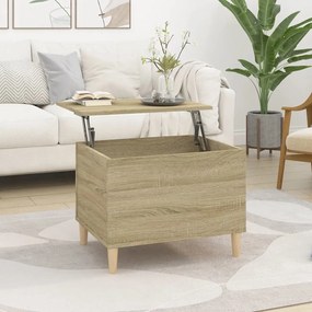 vidaXL Konferenční stolek 60 x 44,5 x 45 cm kompozitní dřevo [819567] Barva: hnědý dub