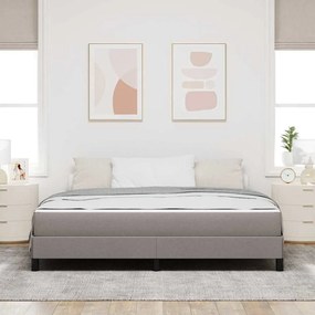 Postel s boxspringem Taupe 180 x 200 cm textil 3398511
