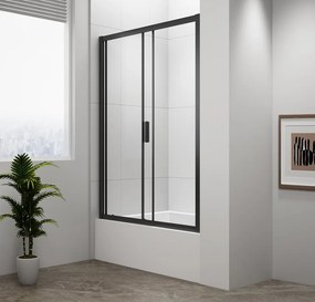 Polysan Polysan, DEEP BLACK sprchové dveře 1100x1650mm, čiré sklo, MD1116B