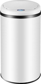 Deuba Bezdotykový odpadkový koš s USB 30 L - bílý
