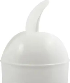 MSV výklopný odpadkový koš 5 L bílý / plast