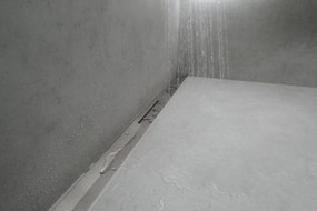 Hansgrohe RainDrain Flex, vrchní sada sprchového žlabu 800, zkracovatelný, pro instalaci ke zdi, bílá matná, HAN-56051700