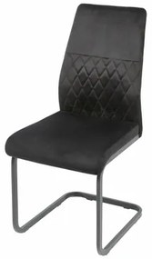 Černá čalouněná židle ARIBA