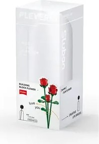 Sluban Flowers M38-B1101-04 Červená růže ve váze