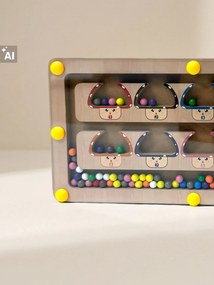 Sinsay - Magnetické bludiště s motivem hub - vícebarevná