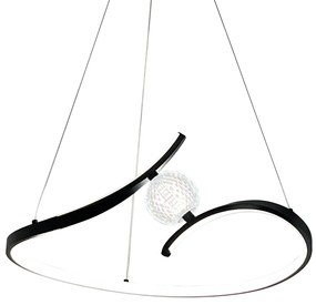 Závěsné LED svítidlo Perla, 1x LED 34w, 4000k, b