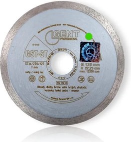Gent | řezný dia kotouč na obklady, dlažbu a keramiku Průměr: 125 mm