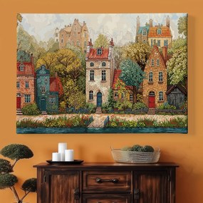 Obraz na plátně - U říčky v Plané FeelHappy.cz Velikost obrazu: 40 x 30 cm