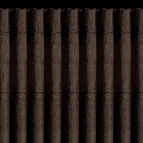 ZATEMŇOVACÍ ZÁVĚS NA PÁSCE MELANIE 140X270 CM TMAVĚ HNĚDÝ