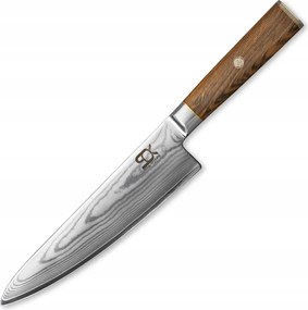 Nůž kuchyňský Chef/Gyuto 210 mm Sok Cocobolo White Damascus