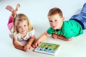 TEDDIES Dotykový tablet Mraveneček / 30 x 20 cm / od 12 měsíců / na ba