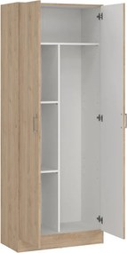 Šatní skříň v dekoru dubu v přírodní barvě 70x181x36 cm Focus – Tvilum
