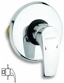 Novaservis Metalia 57 sprchová baterie včetně podomítkového tělesa chrom 57050.0