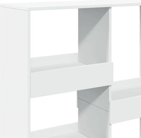 Dělicí stěna bílá 100 x 33 x 115 cm kompozitní dřevo 3309546