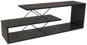 Hanah Home TV stolek Zigzag - Anthracite, Antracitová