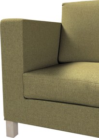 Potah na pohovku IKEA  Karlanda 3-místná nerozkládací, krátký barva zelená látka pletený vzor