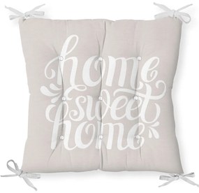 Podsedák s příměsí bavlny Minimalist Cushion Covers Home Sweet Home, 36 x 36 cm