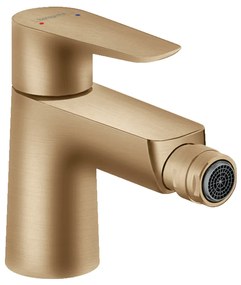 Hansgrohe Talis E - Páková bidetová baterie s odtokovou soupravou s táhlem, kartáčovaný bronz 71720140