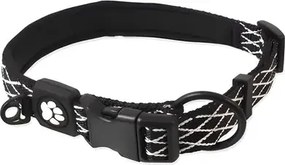 Active Dog Mystic M černý / Obojek pro psy / Nylonový / 44-55 cm / šíř