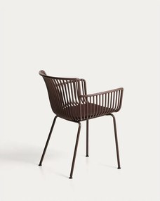 Hnědá zahradní židle Surpika – Kave Home