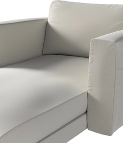 Potah na IKEA Norsborg šezlong s loketními opěrkami barva šedá látka sametová