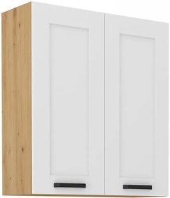 Kuchyňská skříňka LUNA 80 G-90 2F korpus: dub artisan, barva dvířek: bílá