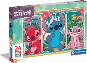Clementoni PUZZLE Stitch MAXI / 24 dílků / od 3 let